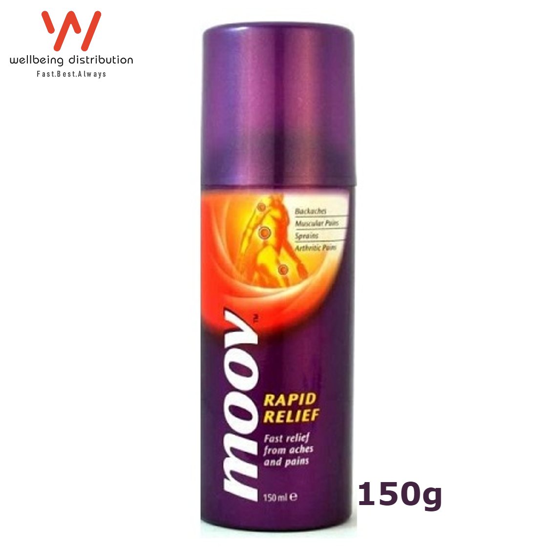 MOOV Pain Relief Specialist Active Spray 150G (Made in Dubai) – Well Being