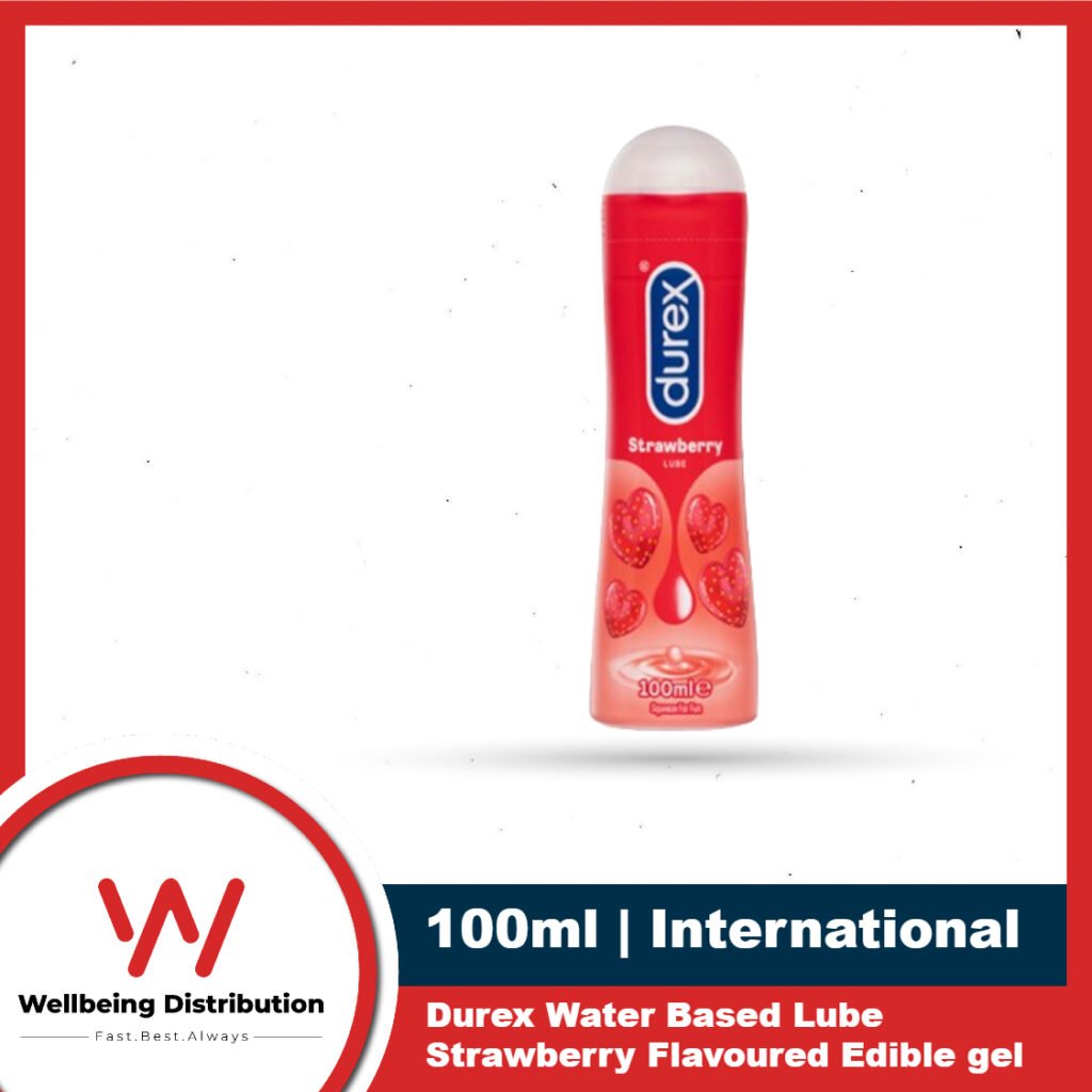 Durex Lubricant | Water Based Lube | Strawberry Flavored Edible gel ...