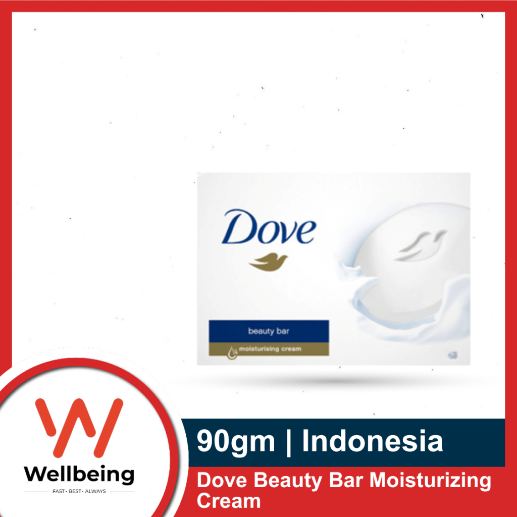 Dove Beauty Bar Moisturizing Cream 90gm Soap | Indonesia – Well Being