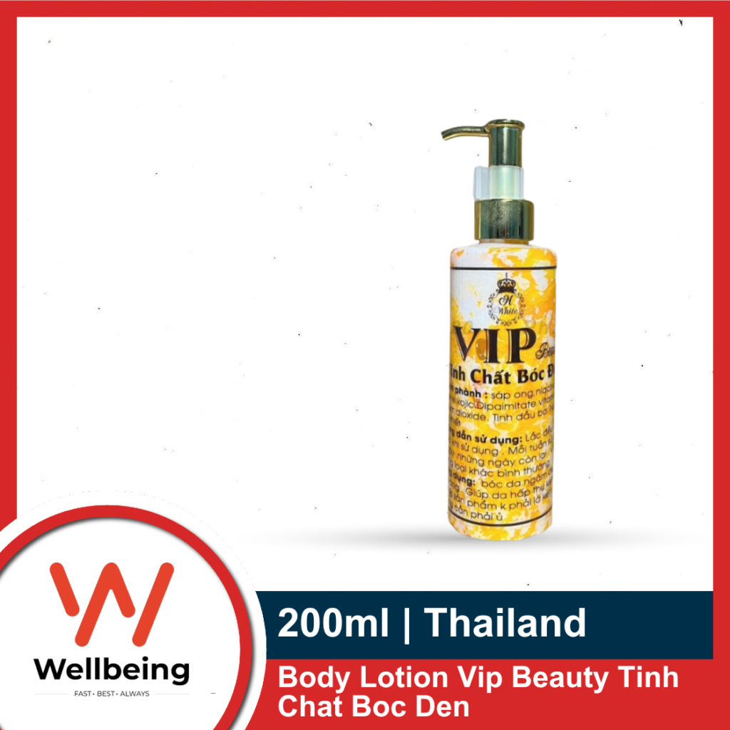 Body Lotion Vip Beauty Tinh Chat Boc Den 200ml | Thailand – Well Being